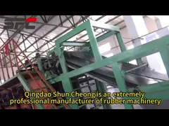 China Hanging Rod Type Batch Off Cooler  Rubber Batch Off Machine for sale