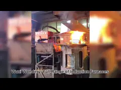 China 200kg Cast Iron Aluminum Melting Induction Medium Frequency Induction Melting Furnace for sale