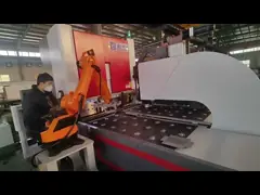 CNC Panel Bender With Robbot Arm  Automation Bending Center Press Brake For Sheet Metal