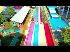 Commercial water park custom fiberglass slide, Aqua park equipment for sale, Huge fiberglass slide