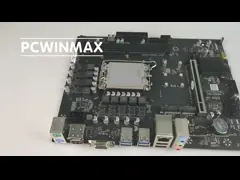 China PCWINMAX B760 LGA1700 DDR4 mATX Motherboard 24x19cm with VGA/HDMI/DP for Intel 12th-14th Gen Processors for sale