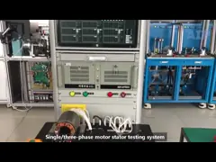 Sistema di collaudo statori motore monofase/trifase