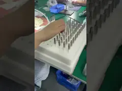 Small Electrical Steatite Ceramics Socket Insulators High Mechanical