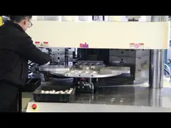 High Production Rotary Tables Vertical Injection Molding Machine 100mm/S