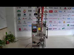 Easy operate LC-60YB Special shape chocolate sauce filling bagging packaging machine heater& stirrer