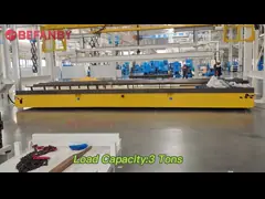 3 Tons Battery Powered Trackless Transfer Cart,Steerable Transfer Trolley For Mold Industry