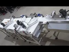 Factory price full automatic bread packing machine line connect with bread producing machine
