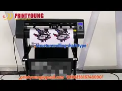 China Servo Drive CCD HD Camera Automatic Feeding Paper Plotters Cutting Machine for sale
