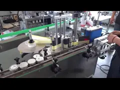 Automatic Ss304 Round Bottle Labeling Machine Adjustable Speed