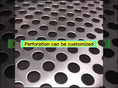 China Decorative Hole Perforated Stainless Steel Sheet Metal Mesh For Ceiling Tiles for sale