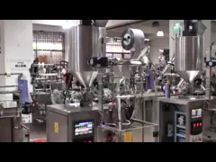 Easy operate! LC-60YBR round conner chocolate sauce filling/bagging/packaging machine heater stirrer