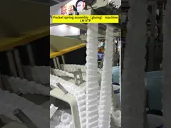 China Electronic Control Pocket Spring Gluing Machine Manual Type Assembling Platform for sale