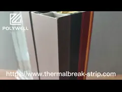 Aluminum Broken Bridge Structure Glass Window Frame High Temperature Resistant