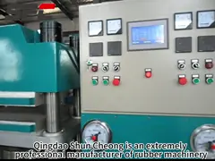 China Frame-type  plate Rubber Vulcanizing Press Machine May Temperature Profile Programming for sale