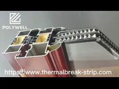 Sound Proof Heat Insulation Double Glass Windows Aluminum Extrusion Broken Bridge Window