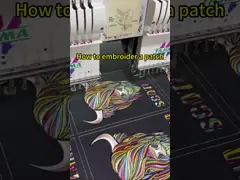 Self Adhesive Iron On Embroidered Patches Custom Security Uniform Patches