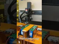 China High Quality Automatic Battery Spot Welding Machine 135° Rotating Welding Head for sale