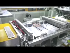 How does one auto intercooler core builder machine works?