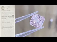 Lab Created Colored Diamonds cushion loose diamond fancy intense pink