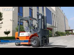 China 2500kg Warehouse Forklift Truck Power Steering Heavy Duty Fork Trucks for sale