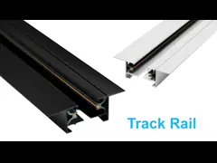 2 Wire Embedded All Aluminum Track Rail Copper Core Black White