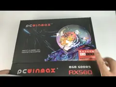 China Polaris 20 XTX Mining Graphic Card RX 580 8GB Support Overclock Amd Radeon 256bit for sale