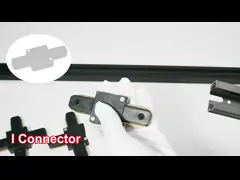 AC110-248V 2 Wire Flat Copper Spotlight Rail System Black White Color