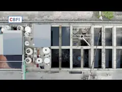 30 τόνων μηχανή πάγου από ανοξείδωτο χάλυβα εξατμιστής για την επεξεργασία σκυροδέματος