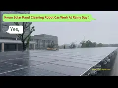 China Remote Control Solar Panel Cleaning Robot Photovoltaic For Household Commercial 550mmL for sale