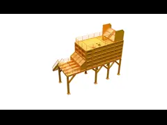 China 10m3-300m3 Sludge Storage Tank Cuboid Shape With Built In Agitator for sale