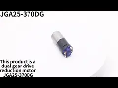 ASLONG JGA25-370DG 6/12V 15-4575RPM Dual Gear Drive Reduction Motor Micro DC Reduction Motor High Torque