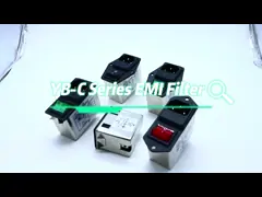IEC C14 filtro EMI di ingresso interruttore rosso filtro EMI di potenza per apparecchiature elettriche commerciali