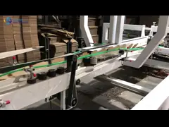 Full automatic folding gluing machine for corrugated carton box making