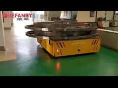China 15 Tons Mold Transfer Electric Trackless Flat Car for sale
