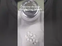 Chlorine dioxide disinfection tablets