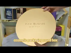 Cosmetic Cardboard Round Packaging Box