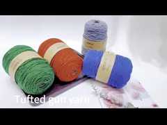 8ply milk cotton yarn 100g/400g/600g 100 wool acrylic cone tufting gun rug yarn bulk crochet fancy t