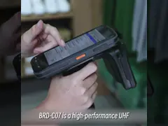 China Android 6.0 System Handheld RFID Reader , 4G / GPS / WiFi Mobile RFID Reader for sale