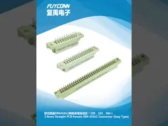 China 48 Pin DIN 41612 Connector PCB Angled 2 Rows Male 2*24 Pin 48 Pin 9001 Connector for sale