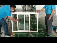 China OEM Flush Double Glazed Windows UPVC Sliding Sash Windows for sale