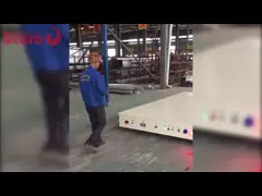 China Heavy Loading 10Ton Automated Guided Carts Battery Powered Transfer Cart Wireless for sale