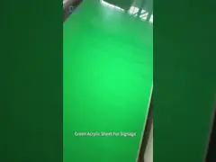 DUKE High Quality Green Color Cast Acrylic Sheet PMMA Perspex Plexiglass For Sign Signage