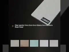 Factory  price Customized color and size pvc fabric bamboo charcoal fiber wood veneer panels