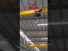 Workshop1-10ton ενιαίος δοκών EOT ηλεκτρικός διακινούμενος γερανός cOem υπερυψωμένων γερανών ευρωπαϊκός τυποποιημένος