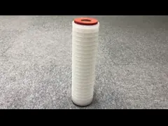 PLZ-PPL Series Pleated PP Filter Cartridge Membrane Filter Cartridge Used To Liquids And Gases