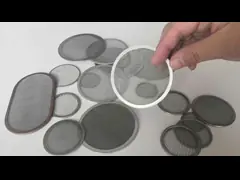 China Customized Stainless Steel 304 316 Filter Screen Wire Mesh 20-100 Micron Round Filter Disc for Water Filter for sale