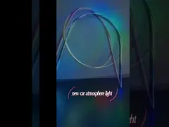 DC5V-12V RGB LED Auto Innenarchitektur Atmosphäre Licht Akryl APP Steuerung Versteckter Stil