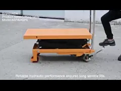 China Hydraulic Pallet Small Electric Scissor Lift Table Stationary  500kg Load Capacity mobile hydraulic lift platform for sale