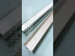 pista de aluminio de la cortina del doblez de la ondulación de 0.9m m para el sitio de ducha de la ventana