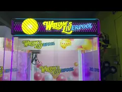 big size LED colorful crane claw machine